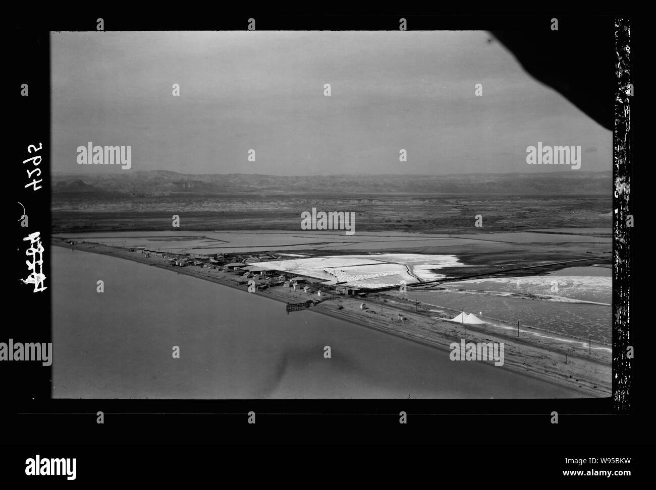 Air views of Palestine. The Palestine Potash Works. On N. shore of the ...