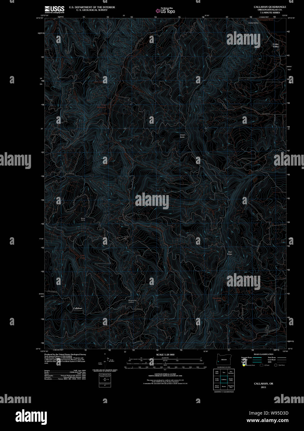 Map of callahan hi-res stock photography and images - Alamy