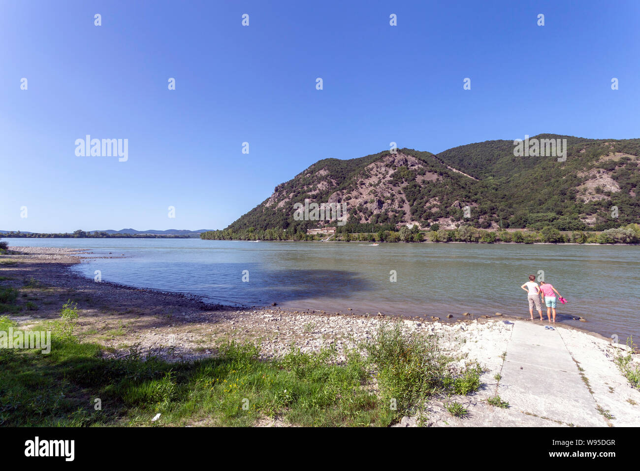 The Danube bend at Domos, Hungary Stock Photo - Alamy