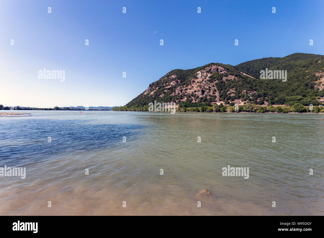 The Danube bend at Domos, Hungary Stock Photo - Alamy