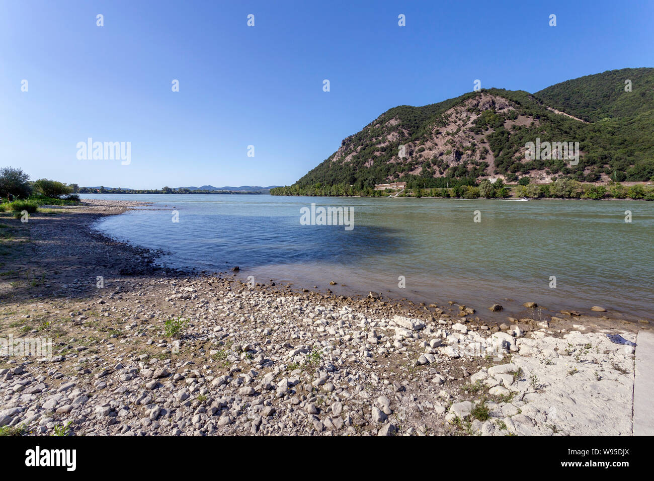The Danube bend at Domos, Hungary Stock Photo - Alamy