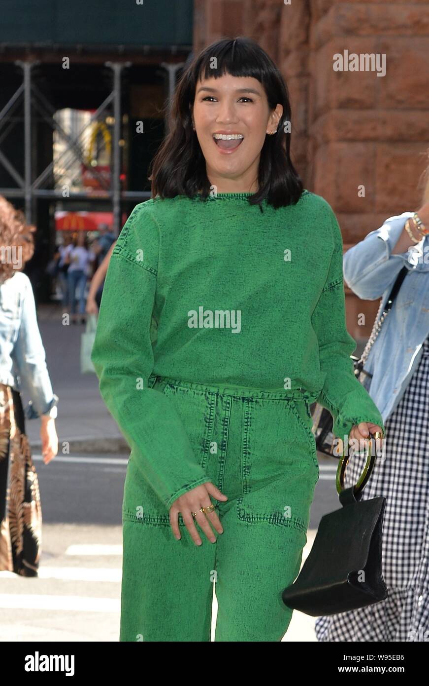 New York, NY, USA. 12th Aug, 2019. Zoe Chao out and about for Celebrity ...