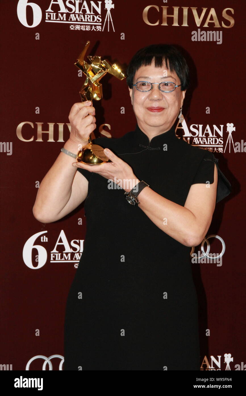 Hong Kong director Ann Hui poses during the 6th Asian Film Awards in ...