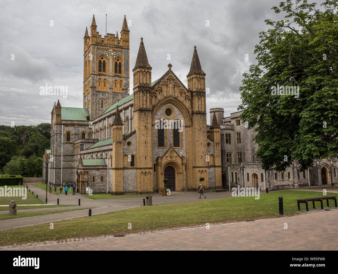 Buckfast Abbey, Devon Stock Photo - Alamy