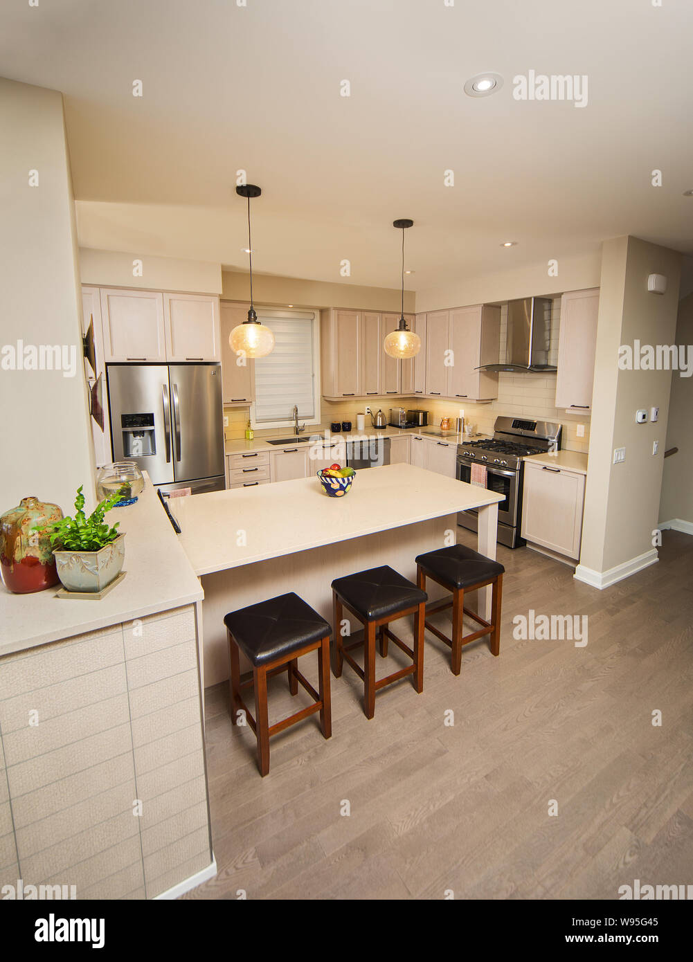 Modern House Interior Stock Photo - Alamy