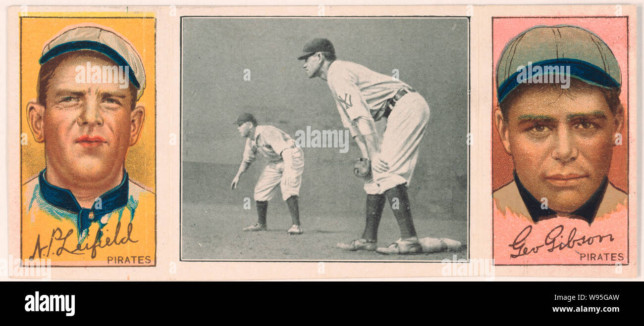 Al. P. Leifield/George Gibson, Pittsburgh Pirates, baseball card ...