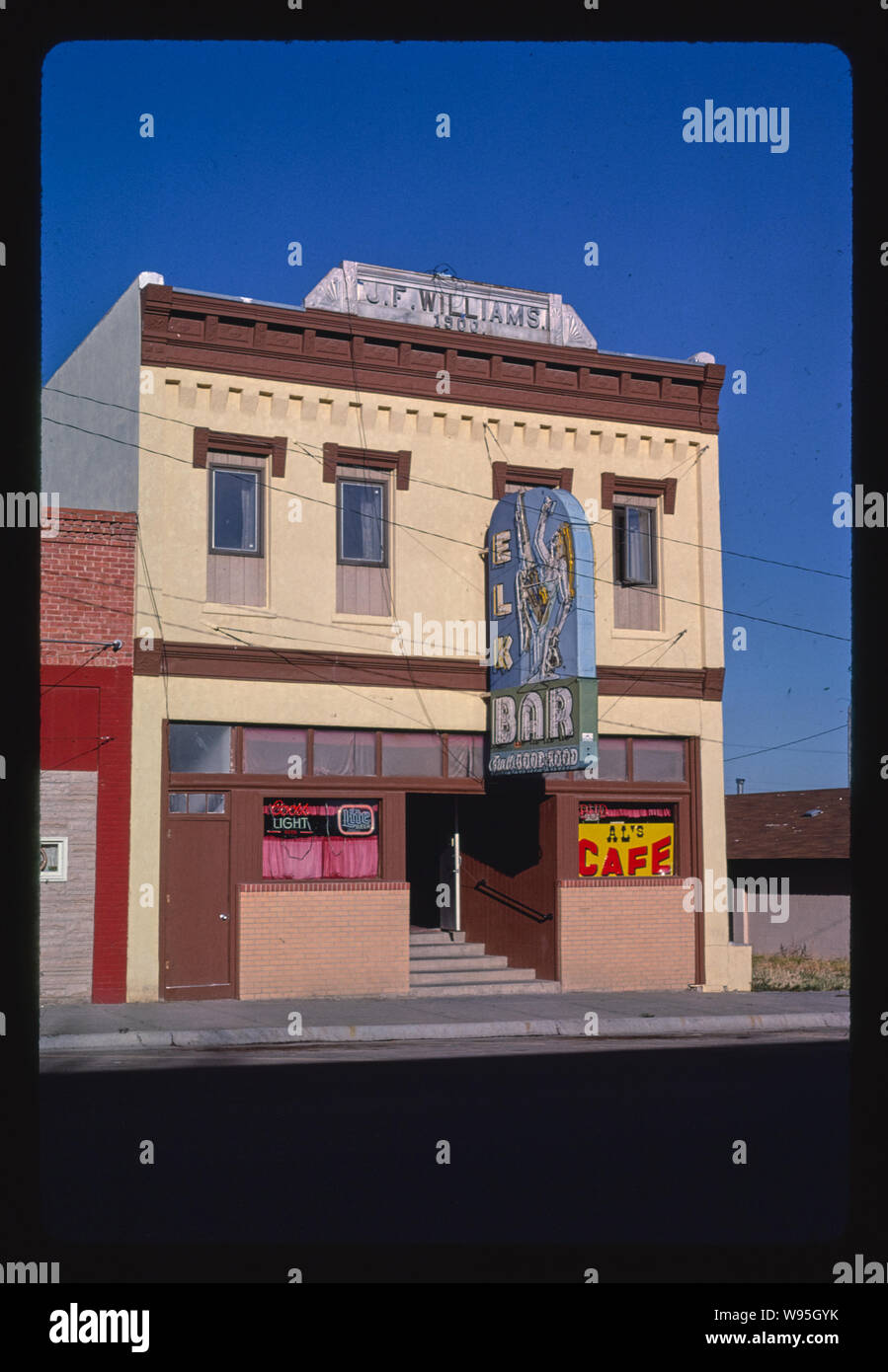 Al's Cafe (Elk Bar), Chinook, Montana Stock Photo - Alamy