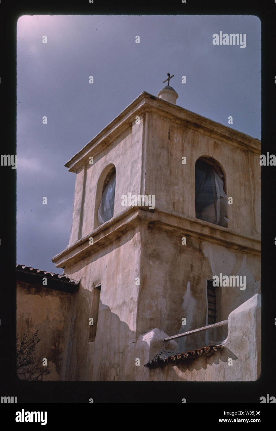 Alamo Village Mission Tower, Brackettville, Texas Stock Photo - Alamy