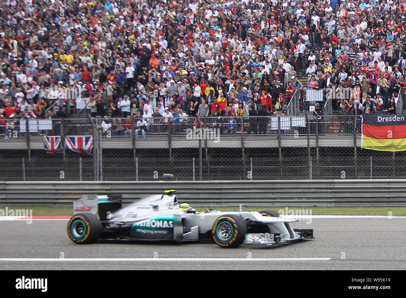 Mercedes-AMG driver Nico Rosberg of Germany competes before winning ...