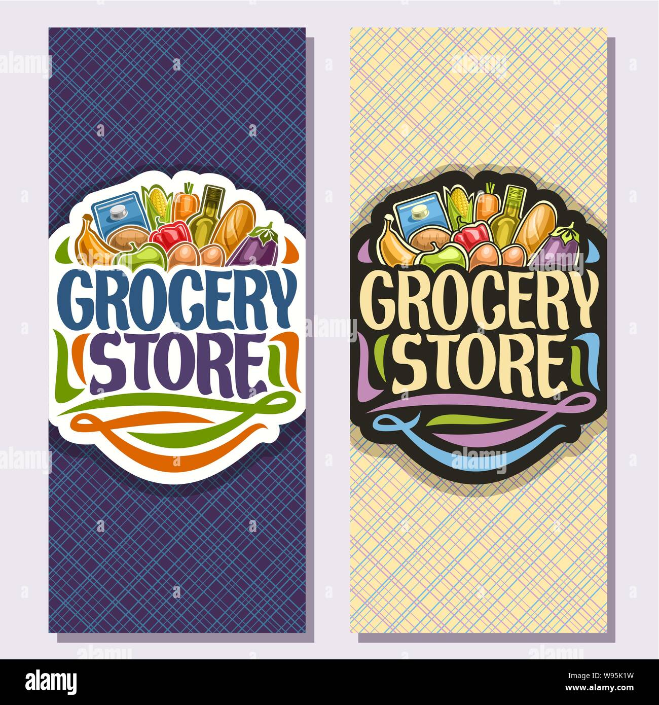Grocery store Stock Vector Images - Alamy