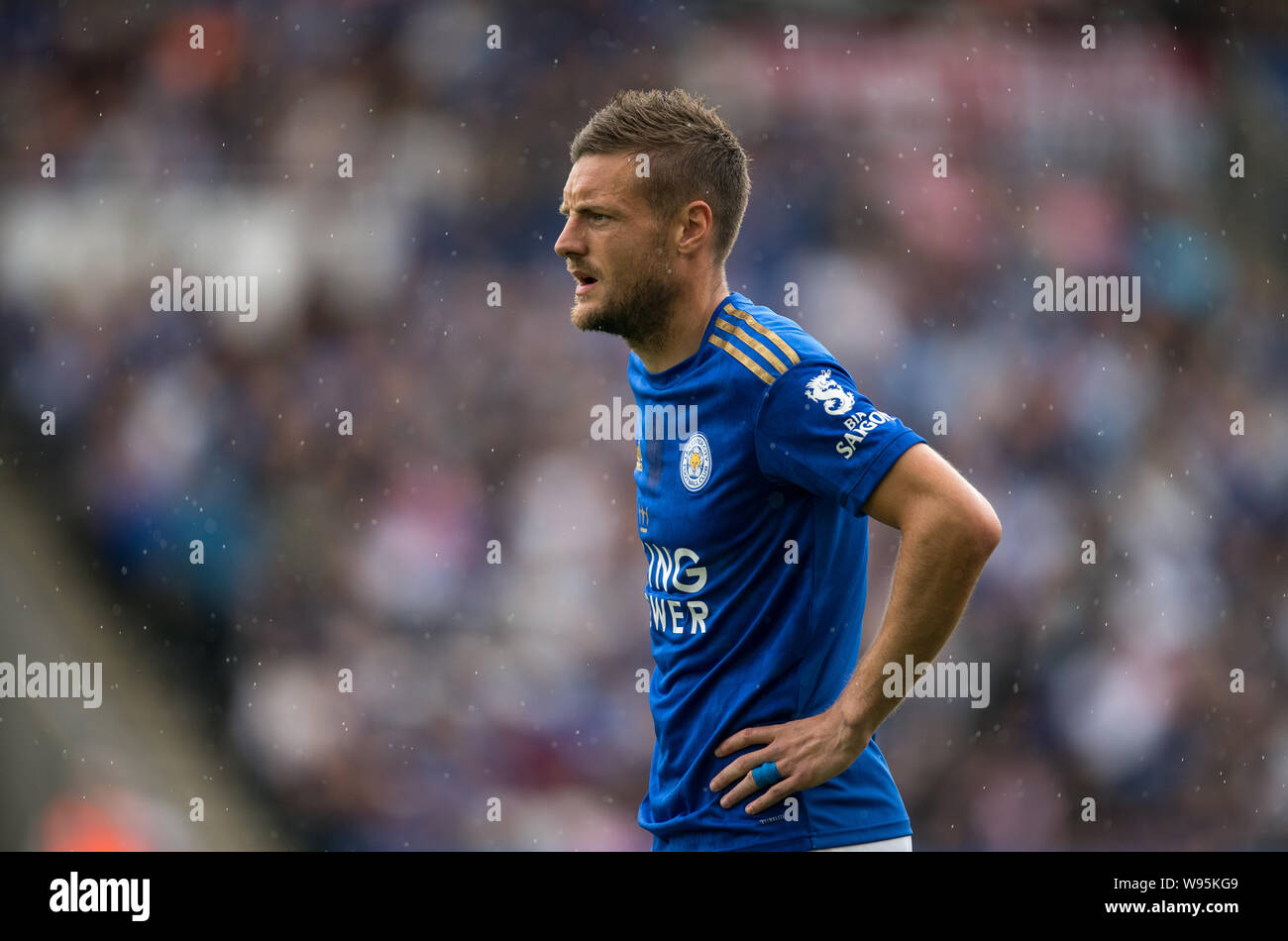 Jamie Vardy of Leicester City during the Premier League match between ...