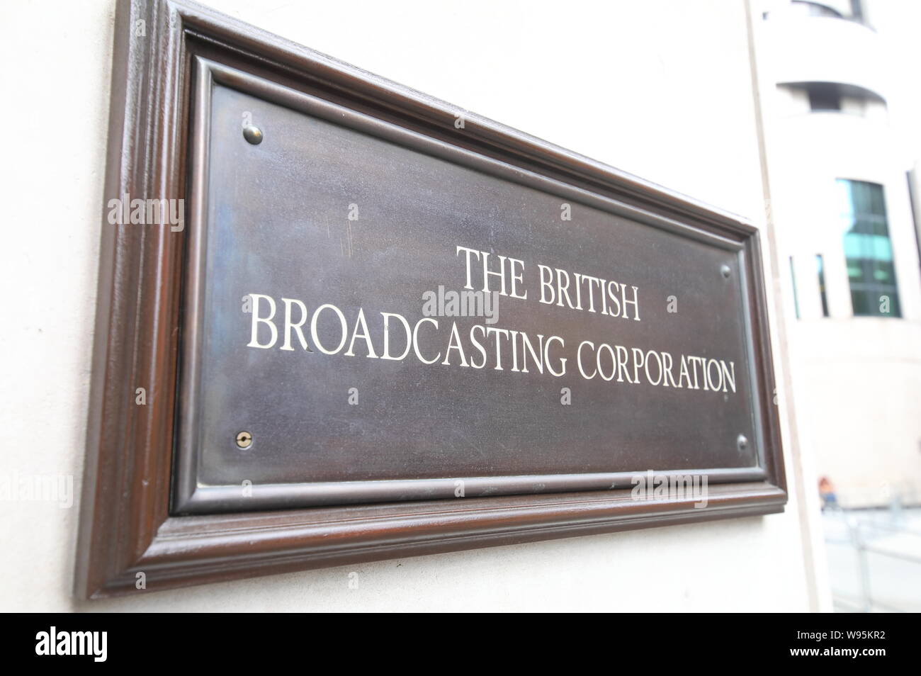 BBC British Broadcasting Corporation office London UK Stock Photo - Alamy
