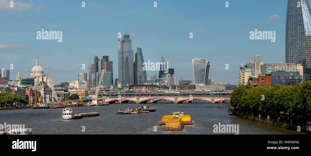 Panorama from waterloo bridge hi-res stock photography and images - Alamy