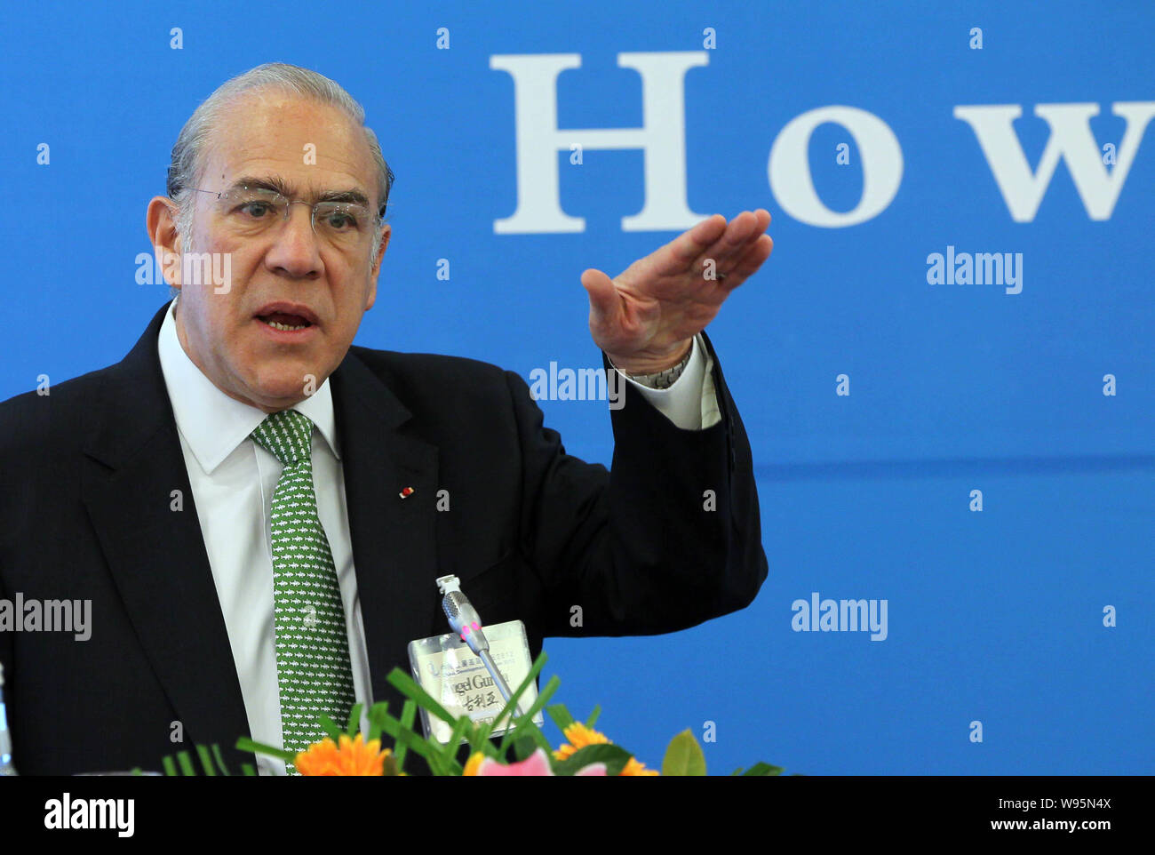 Development oecd angel gurria hi-res stock photography and images - Alamy