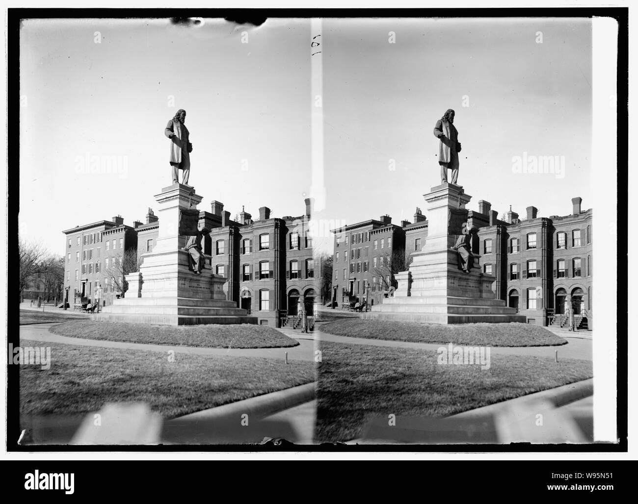 Albert Pike statue Stock Photo - Alamy
