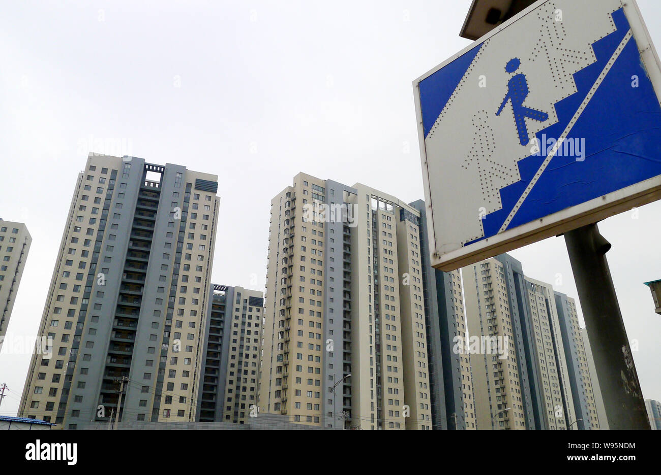 --FILE--The sign for an underground passage is pictured in front of ...