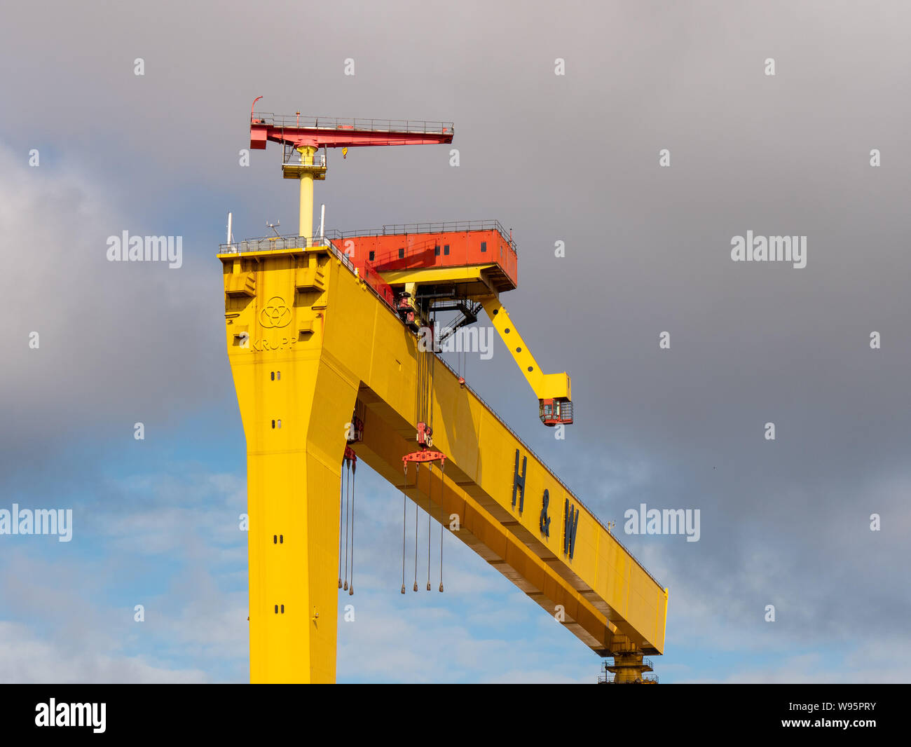 Krupp shipyard crane hi-res stock photography and images - Alamy