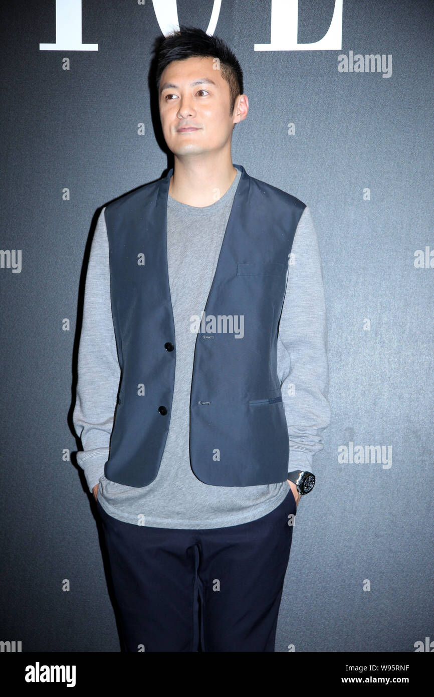 Hong Kong actor Shawn Yue attends the opening ceremony for a Alexander ...