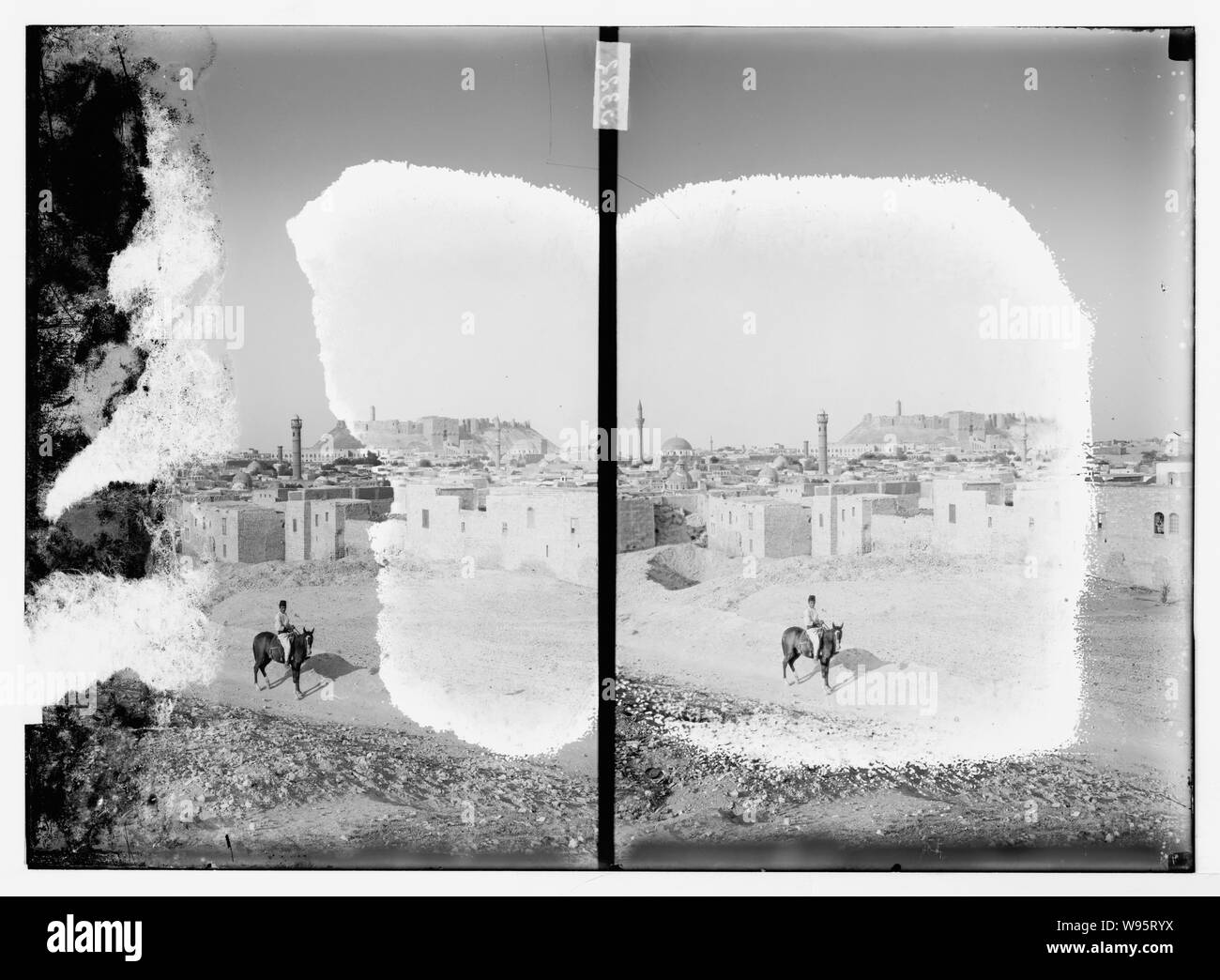 Aleppo castle Black and White Stock Photos & Images - Alamy