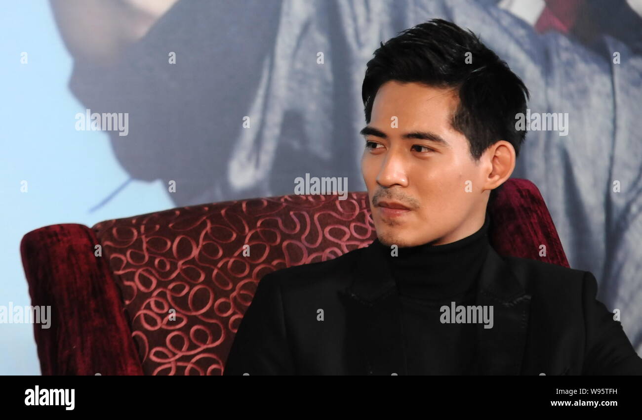 Taiwanese actor and singer Vic Chou is pictured during a premiere ...