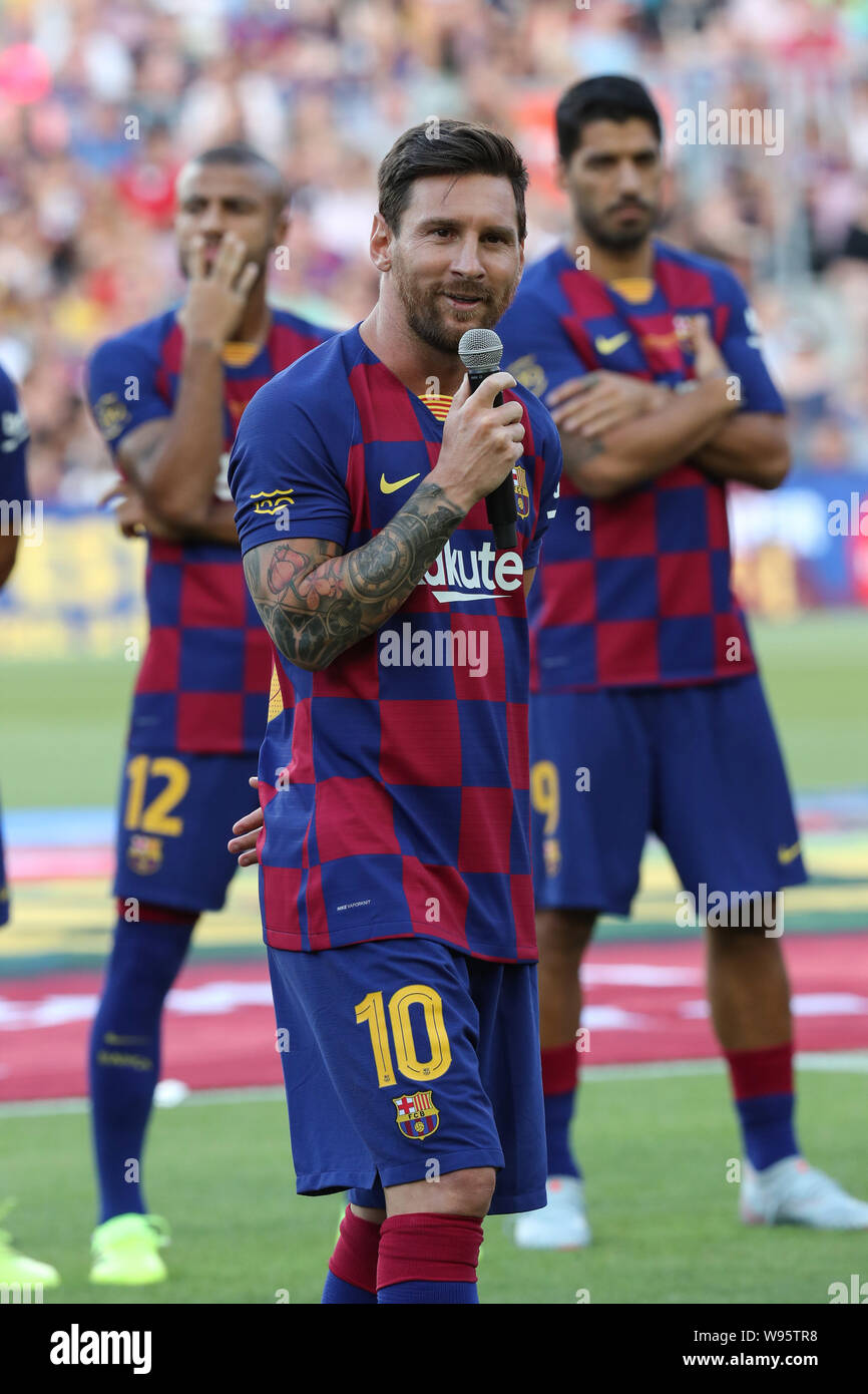 August 4, 2019, Barcelona, Spain: Lionel Messi of FC Barcelona during ...