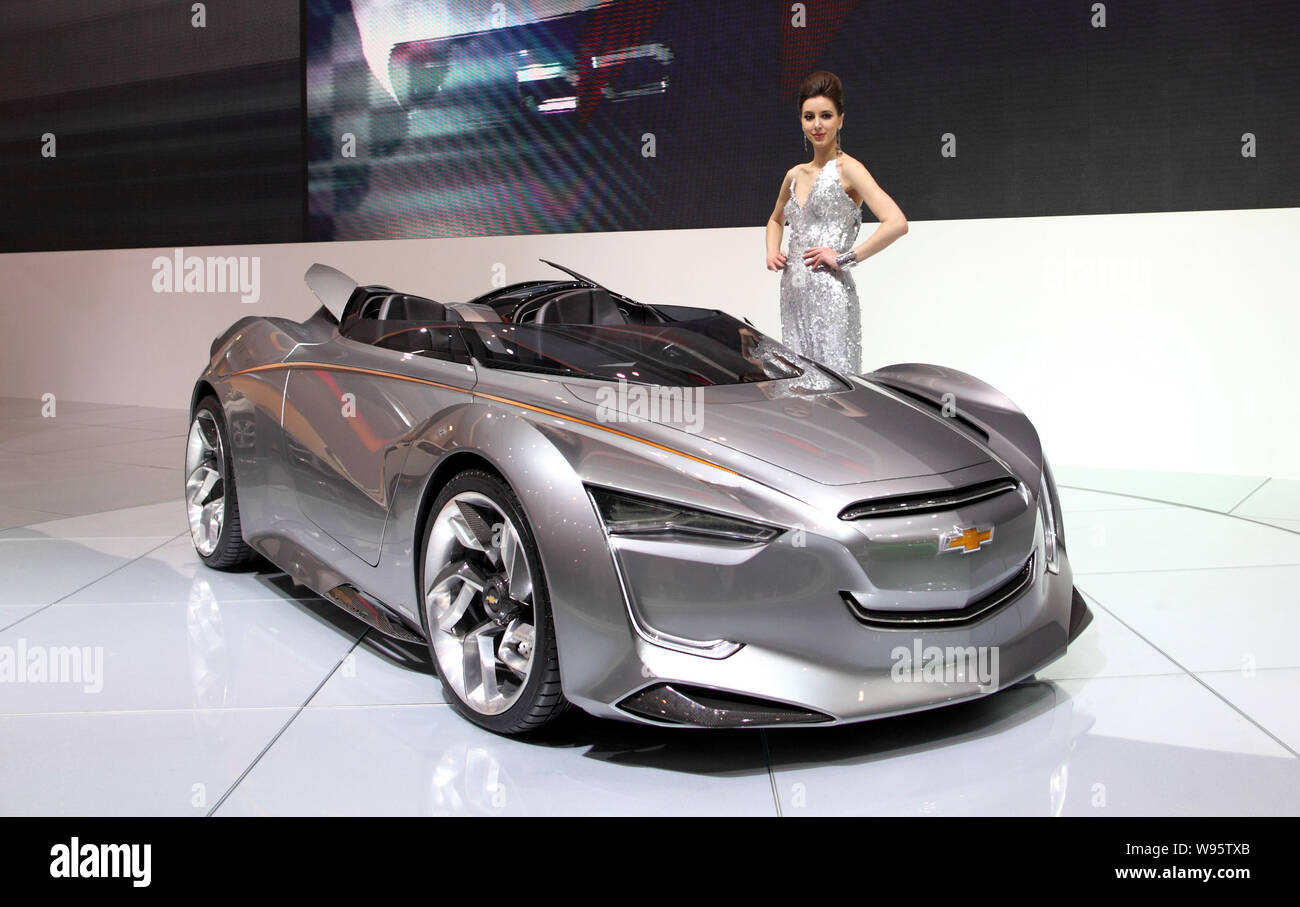 A Chevrolet Miray Concept is seen on display during the 12th Beijing ...