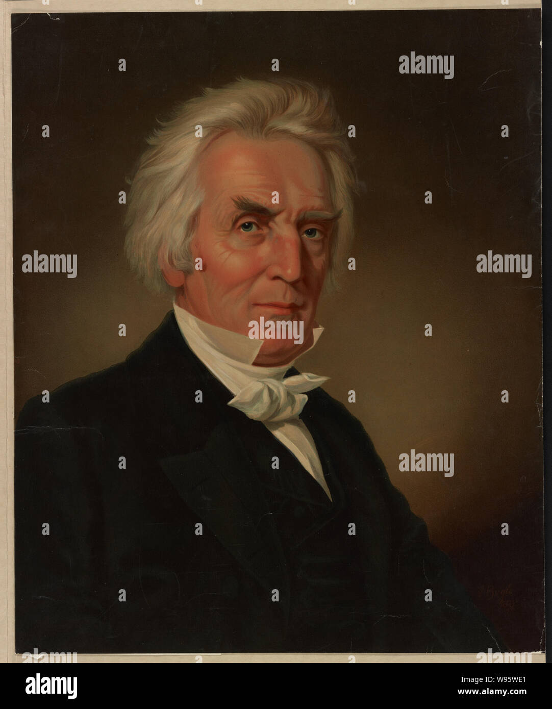 Alexander Campbell, head-and-shoulders portrait, facing slightly right ...