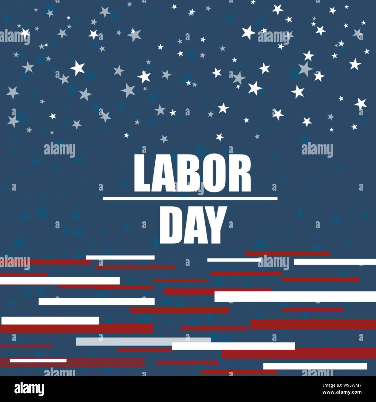American labor day background. Labor Day celebration banner with text ...
