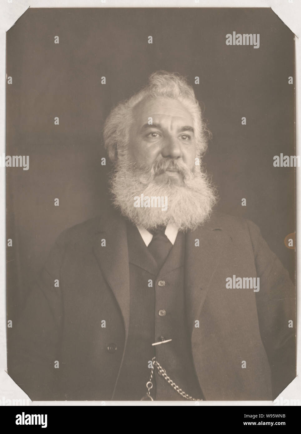 Alexander Graham Bell / Frank Boteler Stock Photo - Alamy