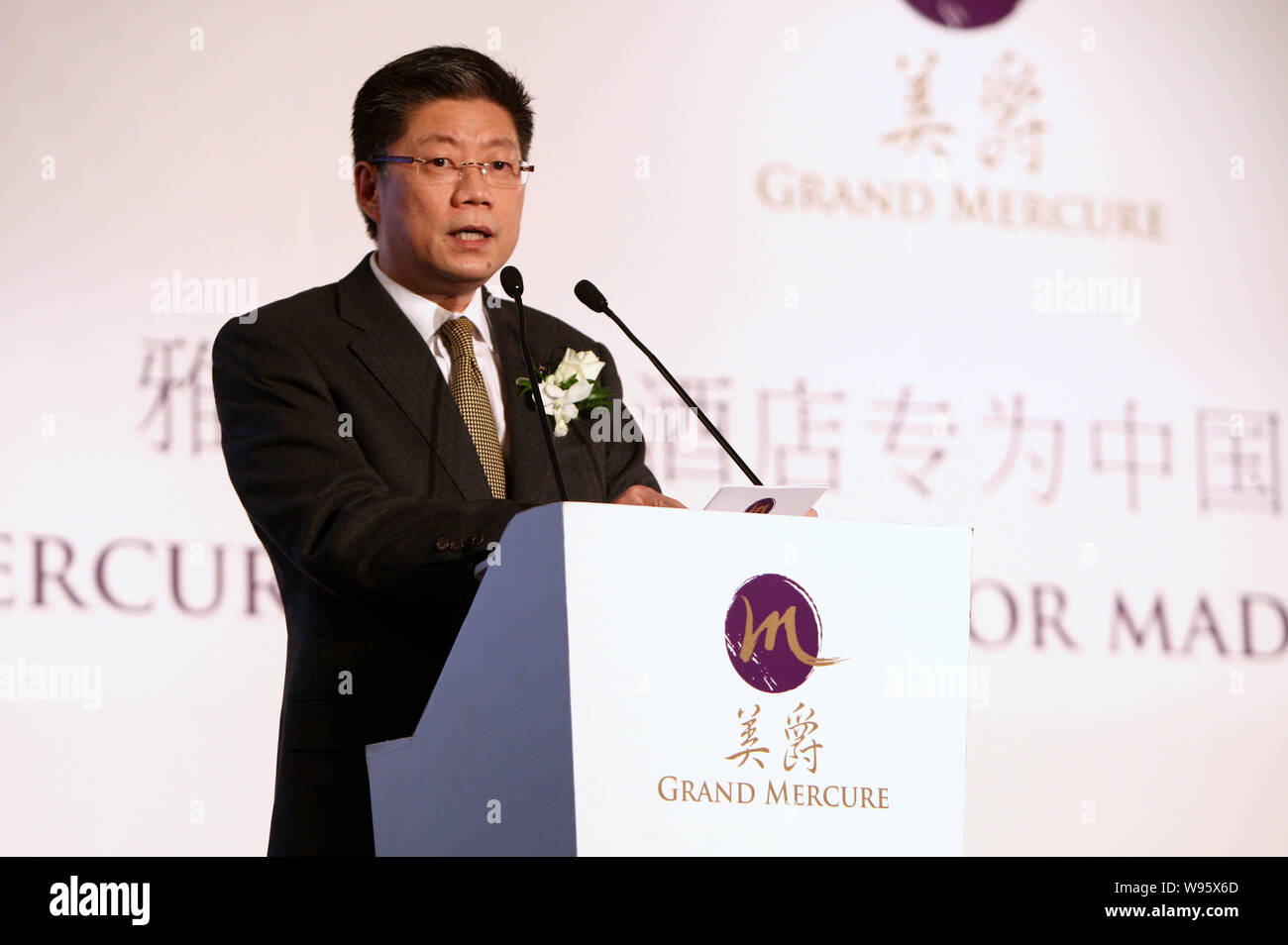 Sam Shih, chairman and chief operating officer of Accor Greater China ...