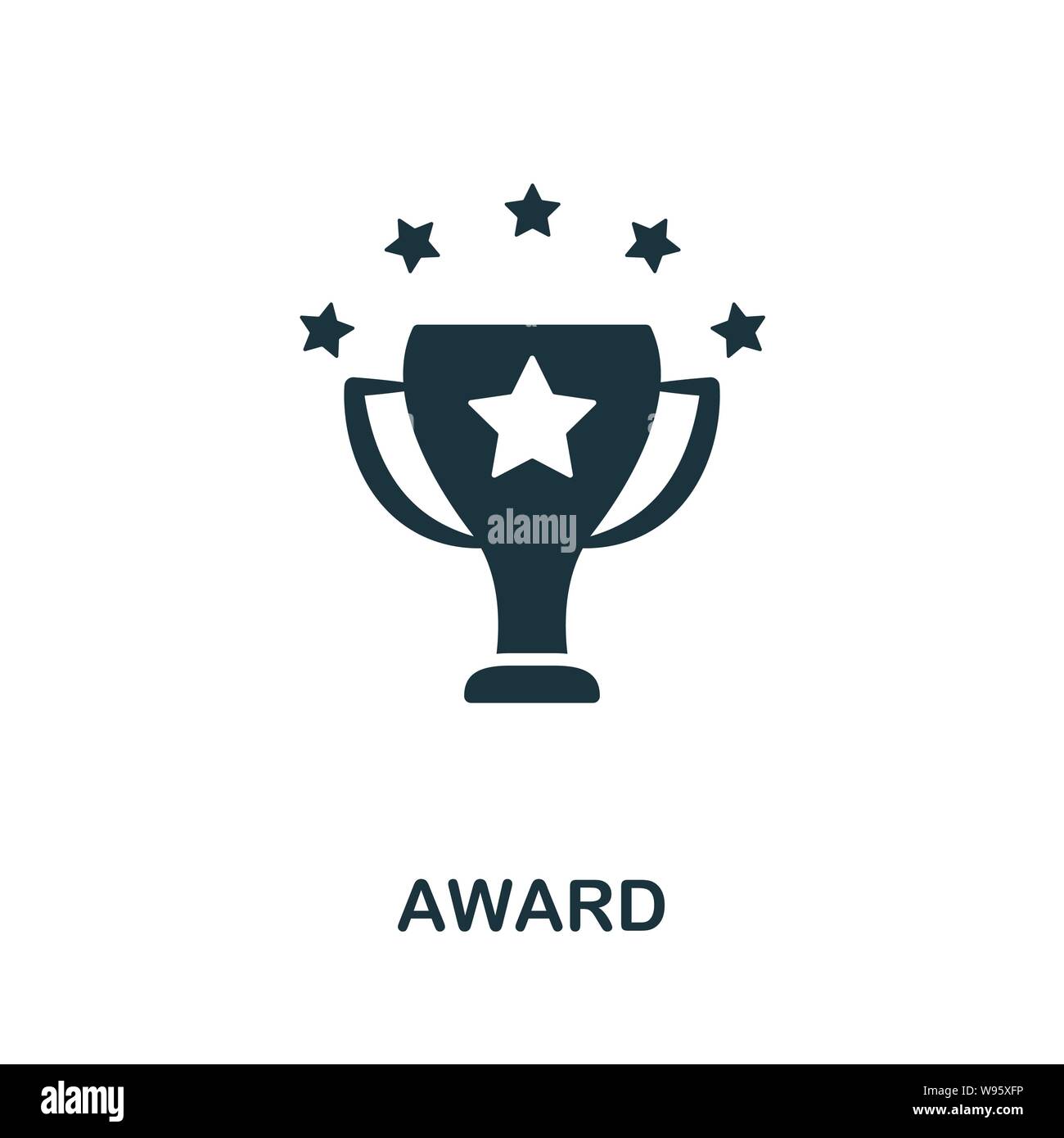 Award vector icon symbol. Creative sign from education icons collection ...