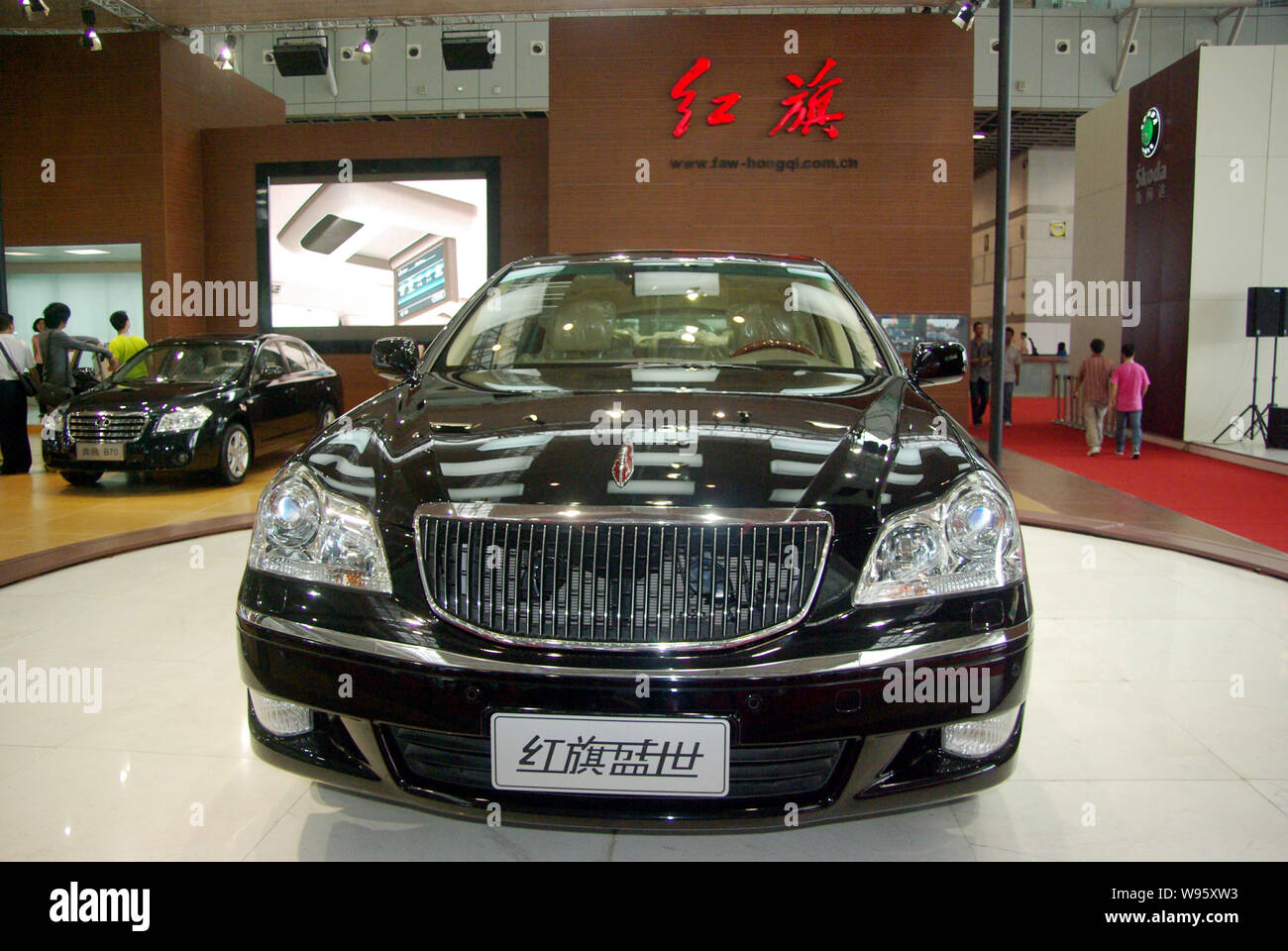 --FILE--A Hongqi (Red Flag) Shengshi of FAW, formerly called Hongqi HQ3 ...