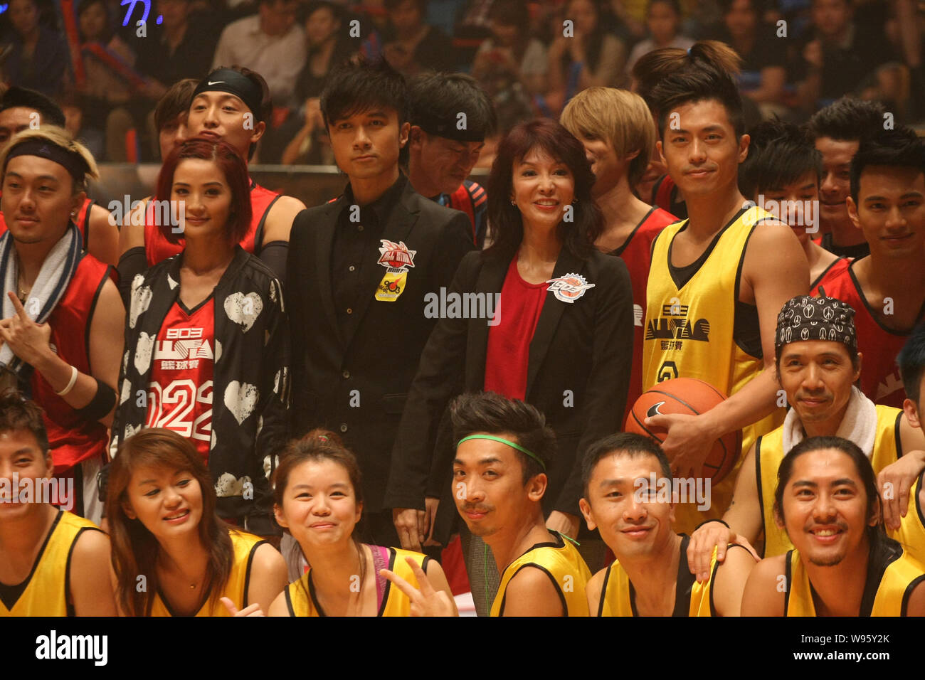 Hong Kong stars (from left) Charlene Choi, Leo Ku, Carol Cheng, Sammy ...