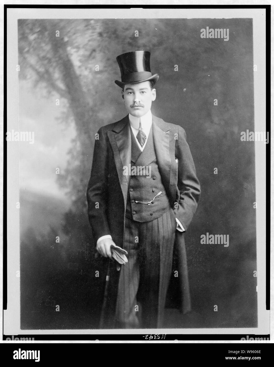Alfred Gwynne Vanderbilt, three-quarter length portrait, standing ...