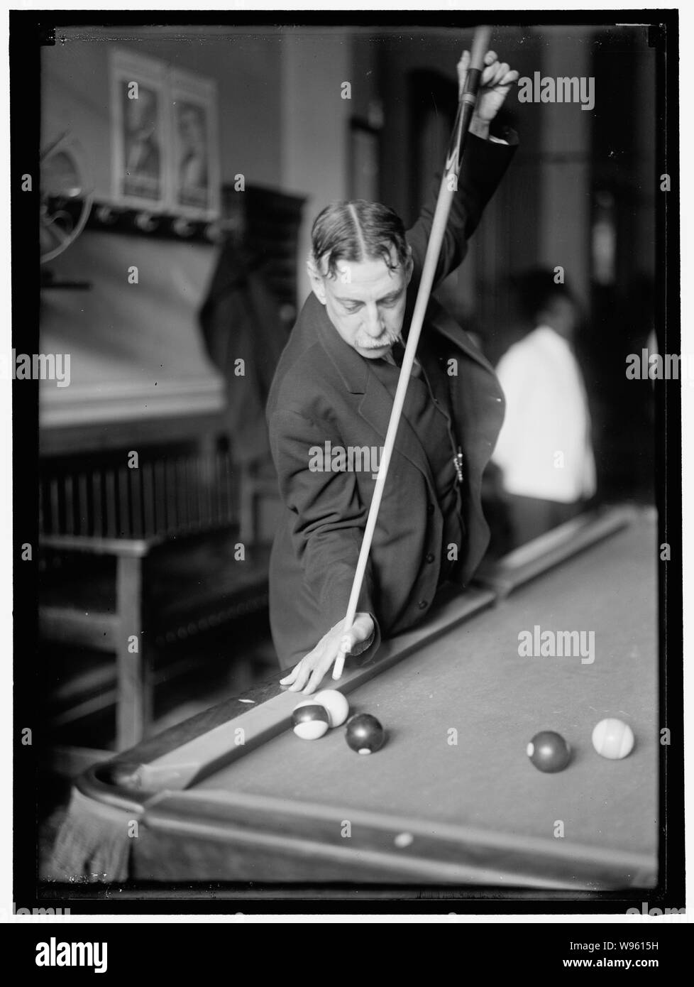 Billiards player Black and White Stock Photos & Images - Alamy