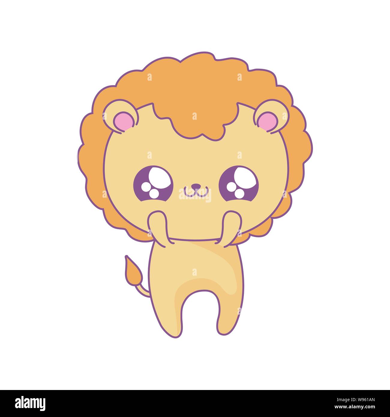 Kawaii lion hi-res stock photography and images - Alamy