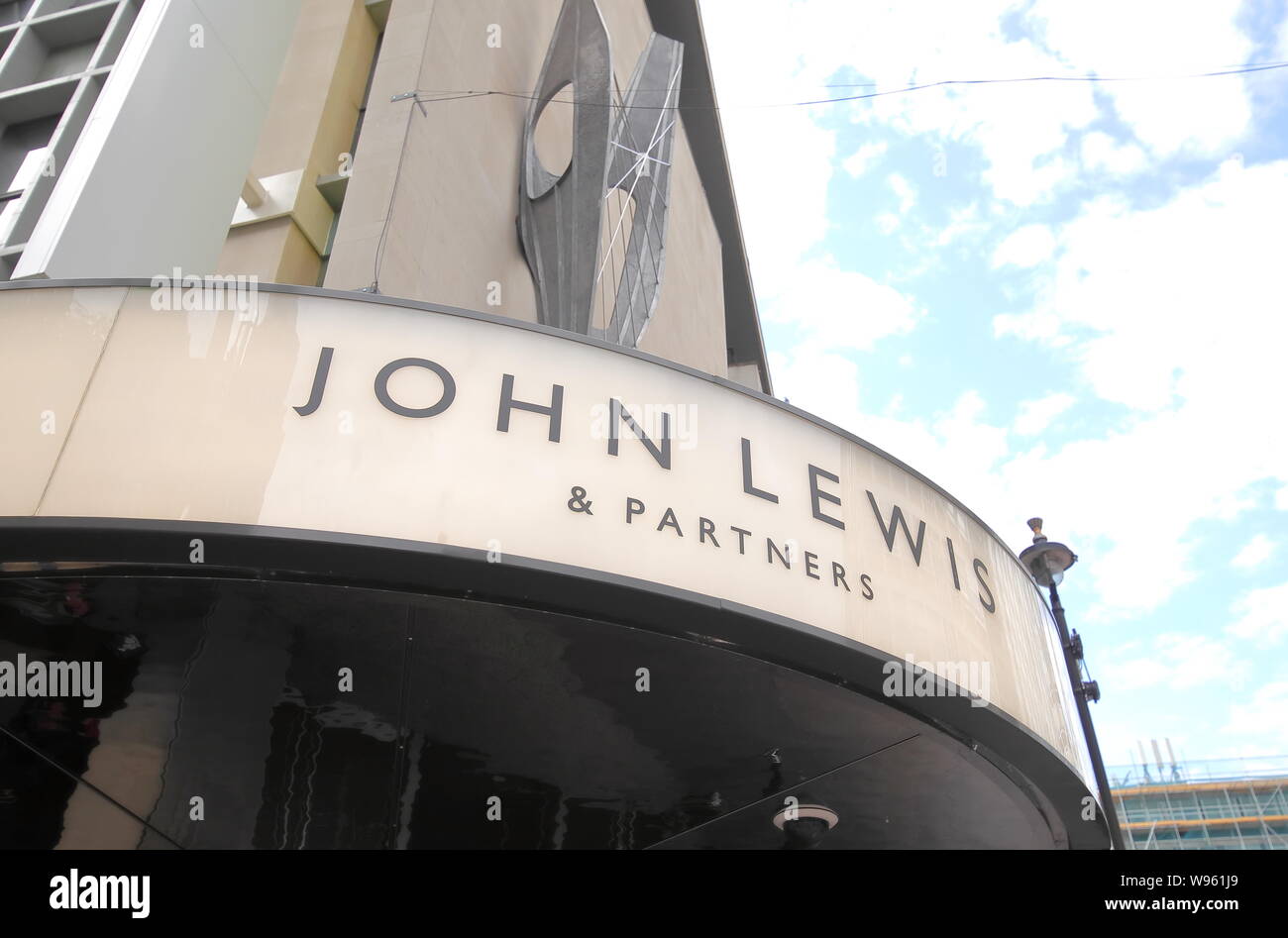 John Lewis and partners shopping mall Oxford Circus London UK Stock ...