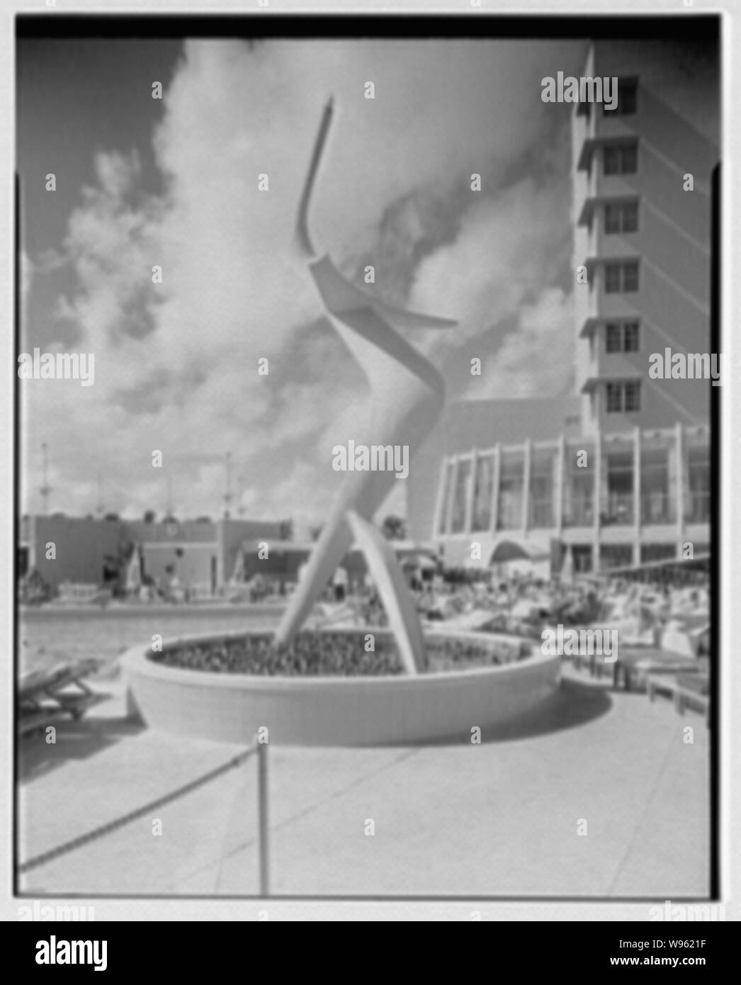 Art deco miami florida Black and White Stock Photos & Images - Alamy