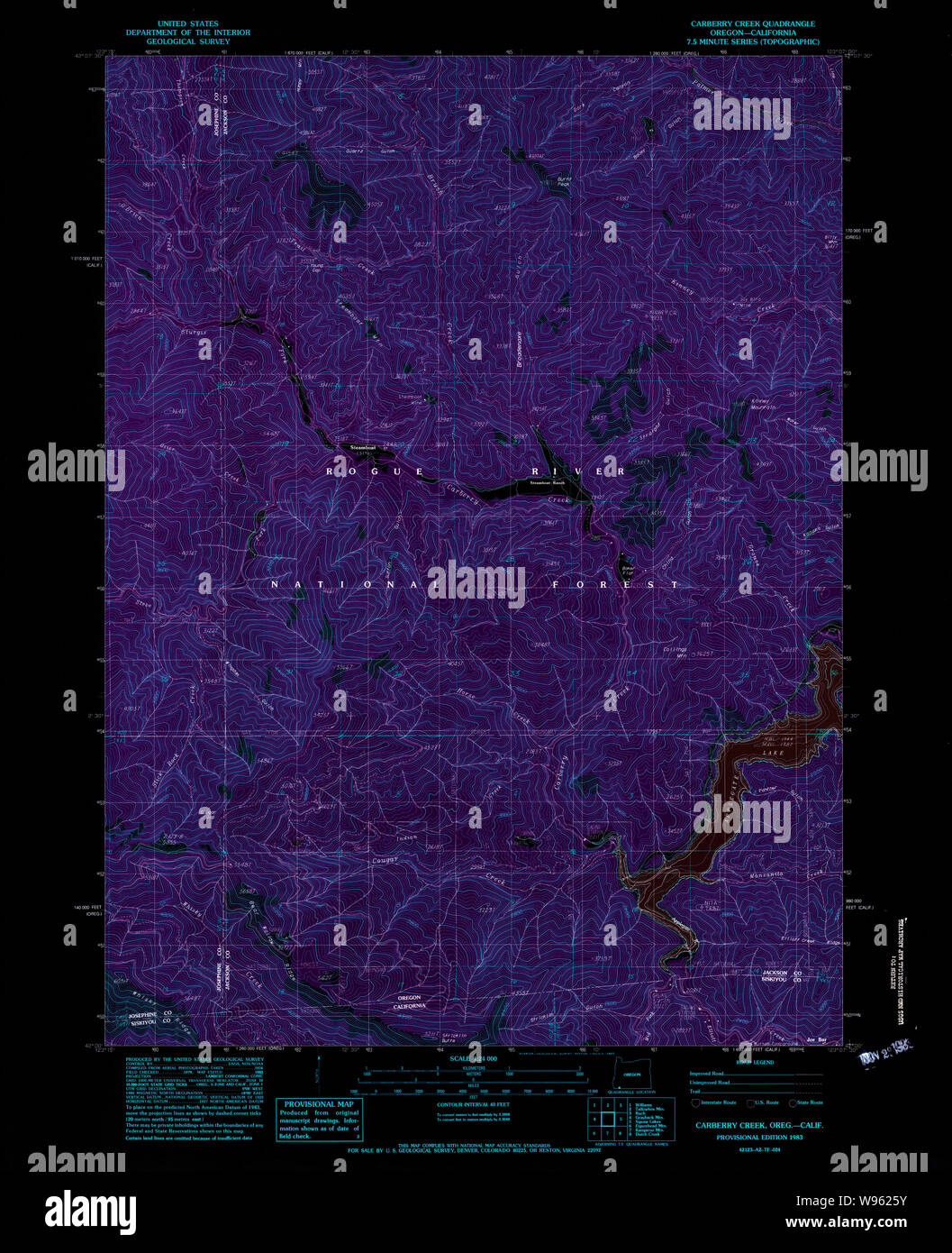 Map of carberry hi-res stock photography and images - Alamy