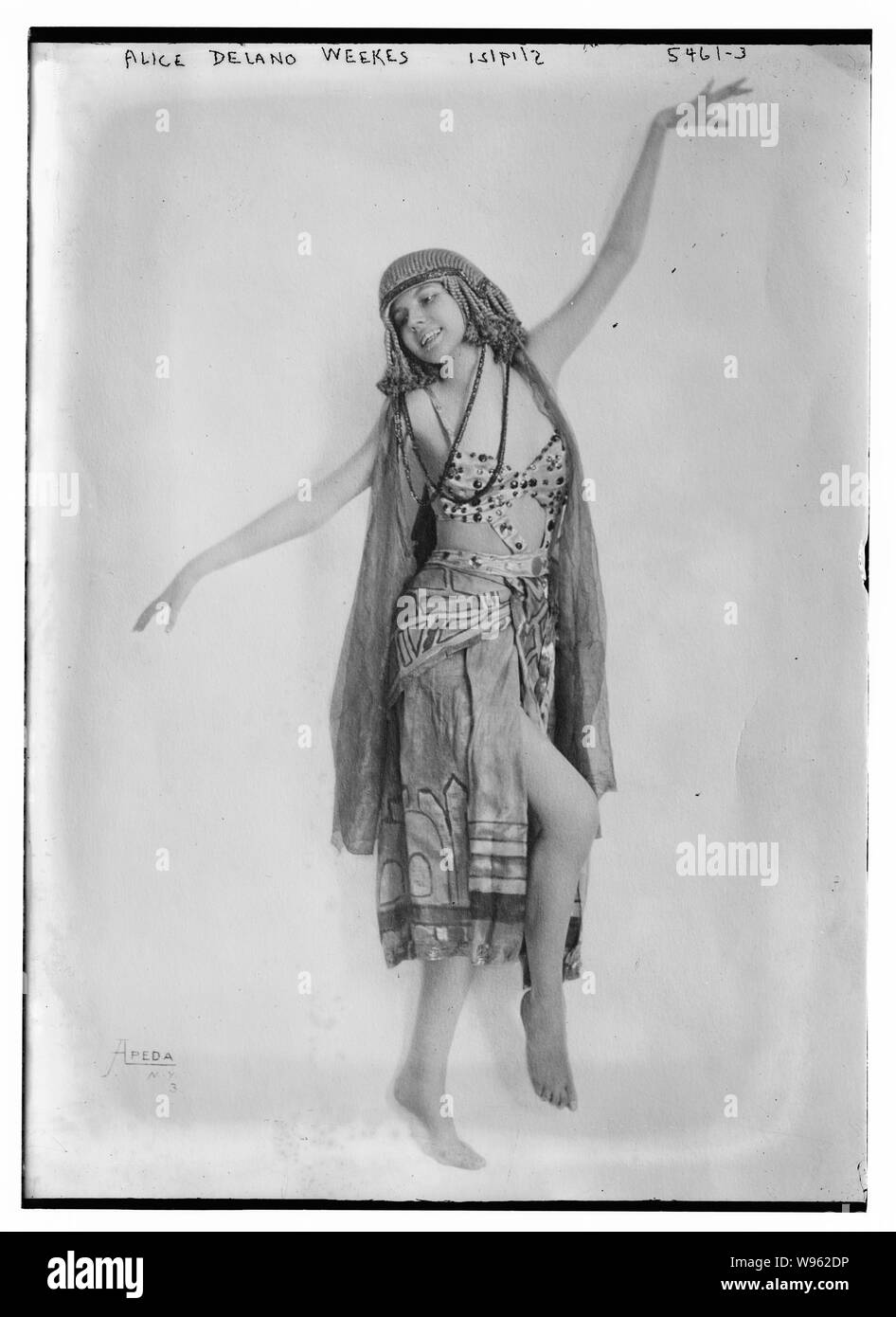 Alice Delano Weekes dancing Stock Photo - Alamy