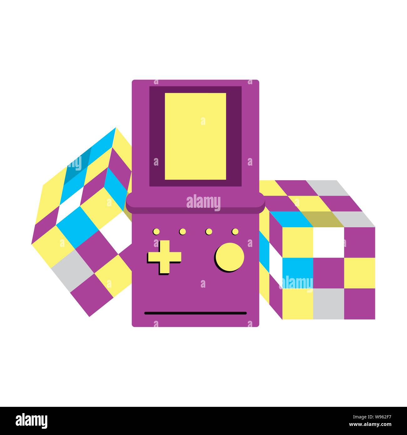 Tetris icon cartoon hi-res stock photography and images - Alamy