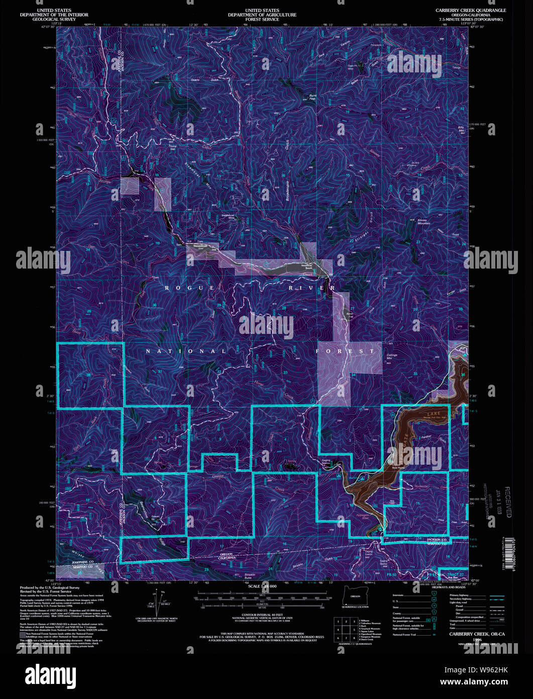 Map of carberry hi-res stock photography and images - Alamy