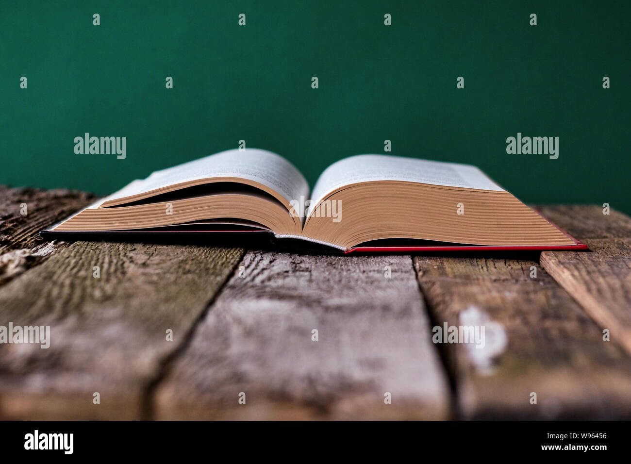 Old school exercise book open hi-res stock photography and images - Alamy