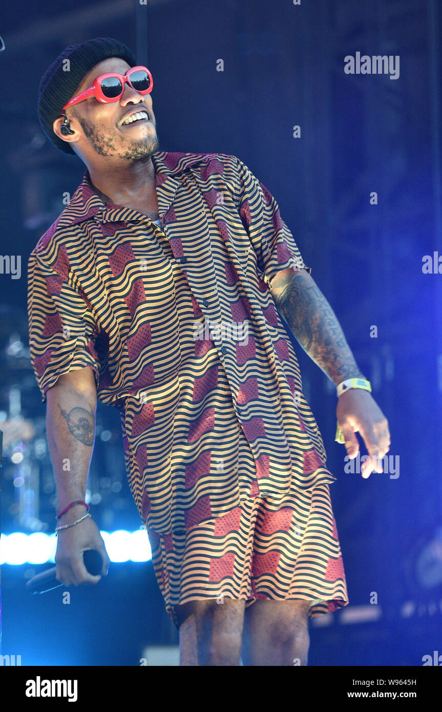 SAN FRANCISCO, CALIFORNIA - AUGUST 11: Anderson .Paak performs during ...
