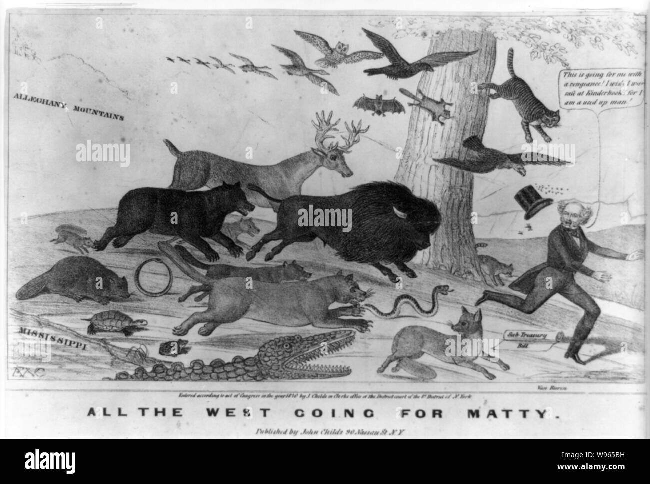 All the West going for Matty Stock Photo - Alamy