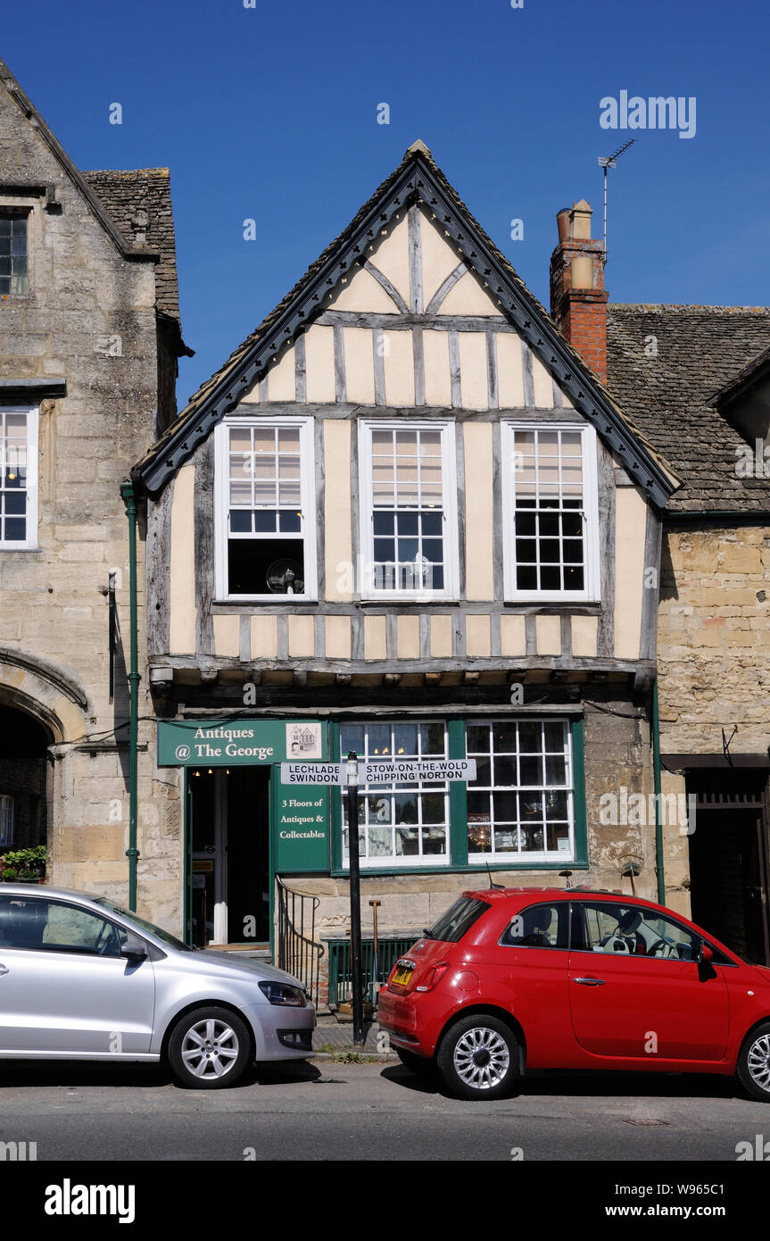 The George, High Street, Burford, Oxfordshire. Formerly an inn Charles ...