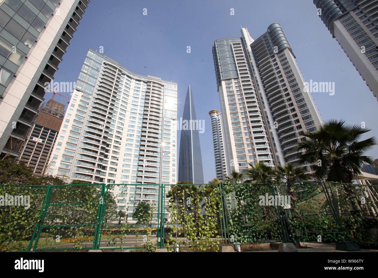 --FILE--Apartment buildings of Ocean One luxury residential project are ...