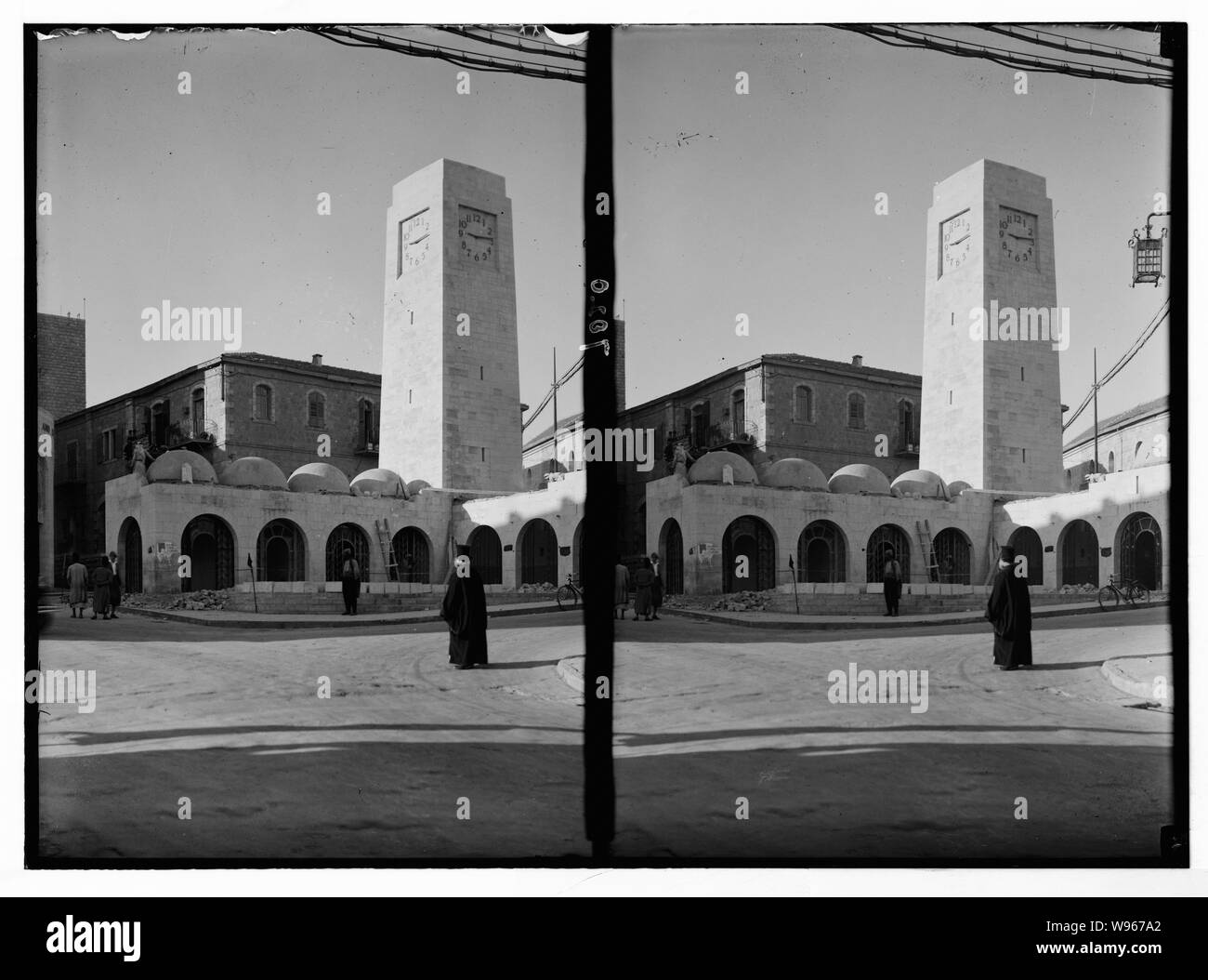 Allenby Sq. i.e., square clocktower Stock Photo - Alamy