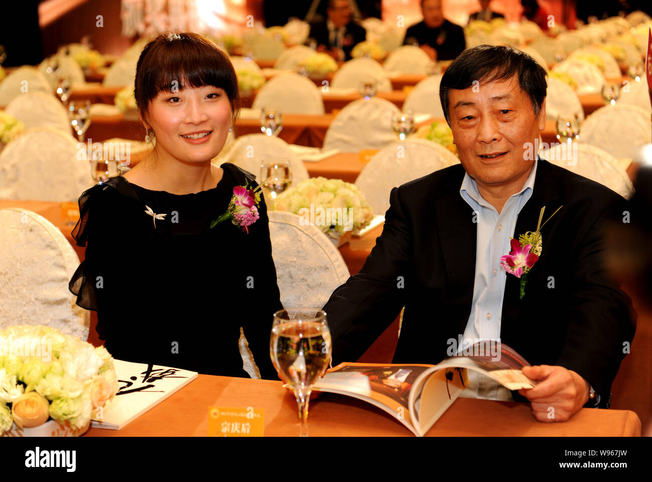 --File--Zong Qinghou, Chinas richest man in 2010 and chairman of ...