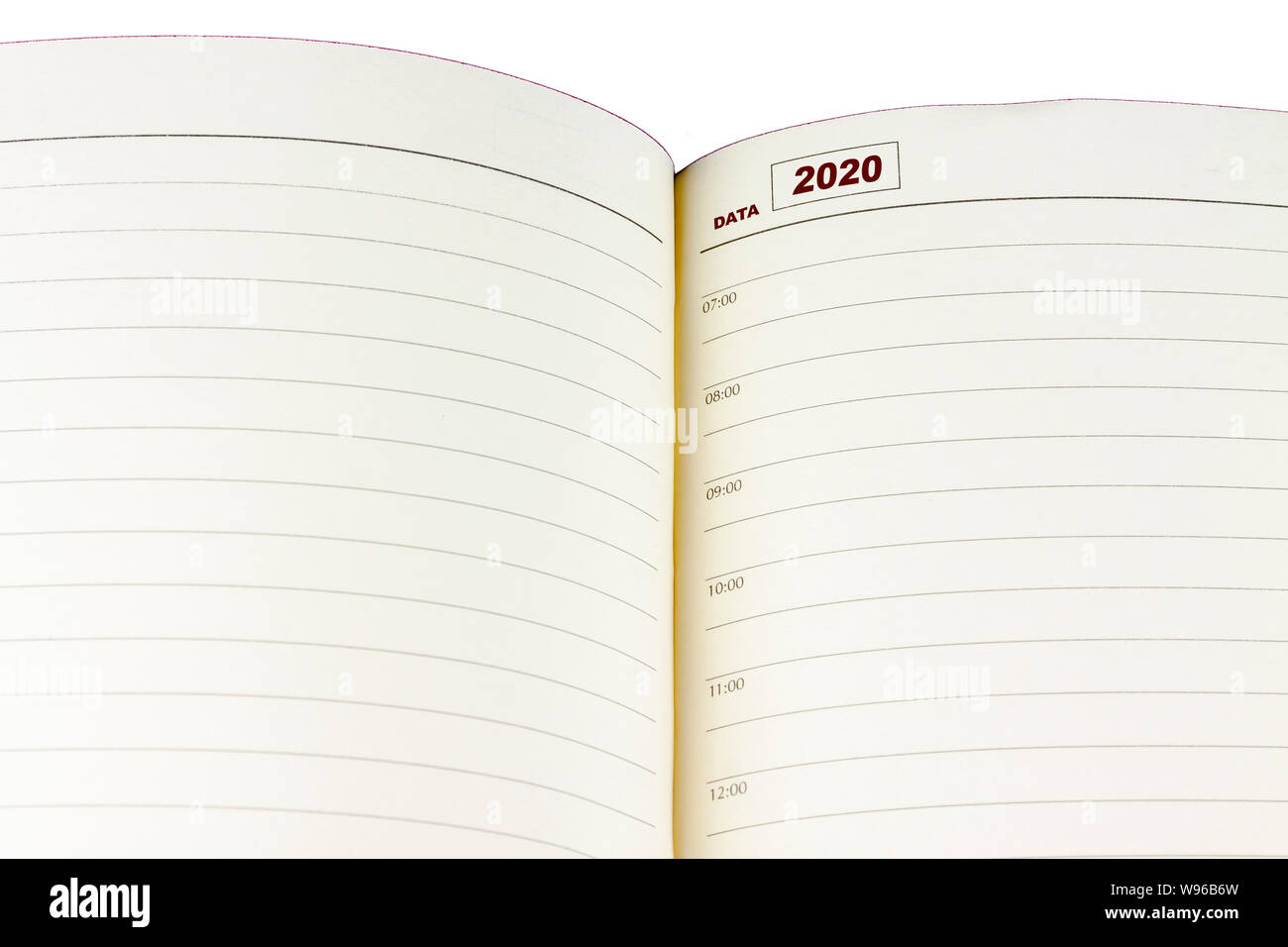 Notebook for business planning with the inscription 2020 Stock Photo ...